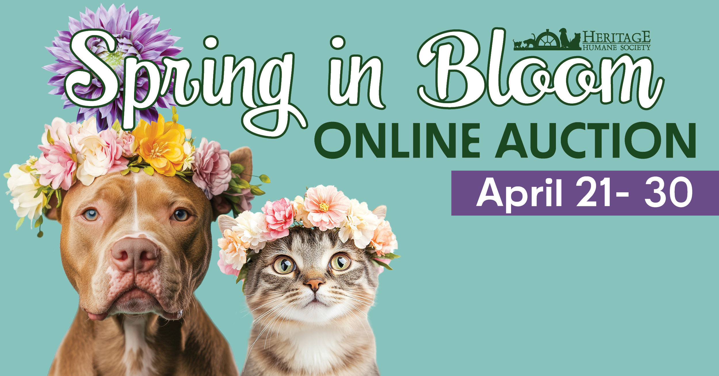 Heritage Humane Society: Spring in Bloom Online Auction 2025